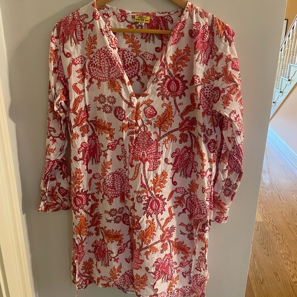 Roberta Roller Rabbit | Tops | Roberta Rabbit 0 Cotton Tunic Blouse ...